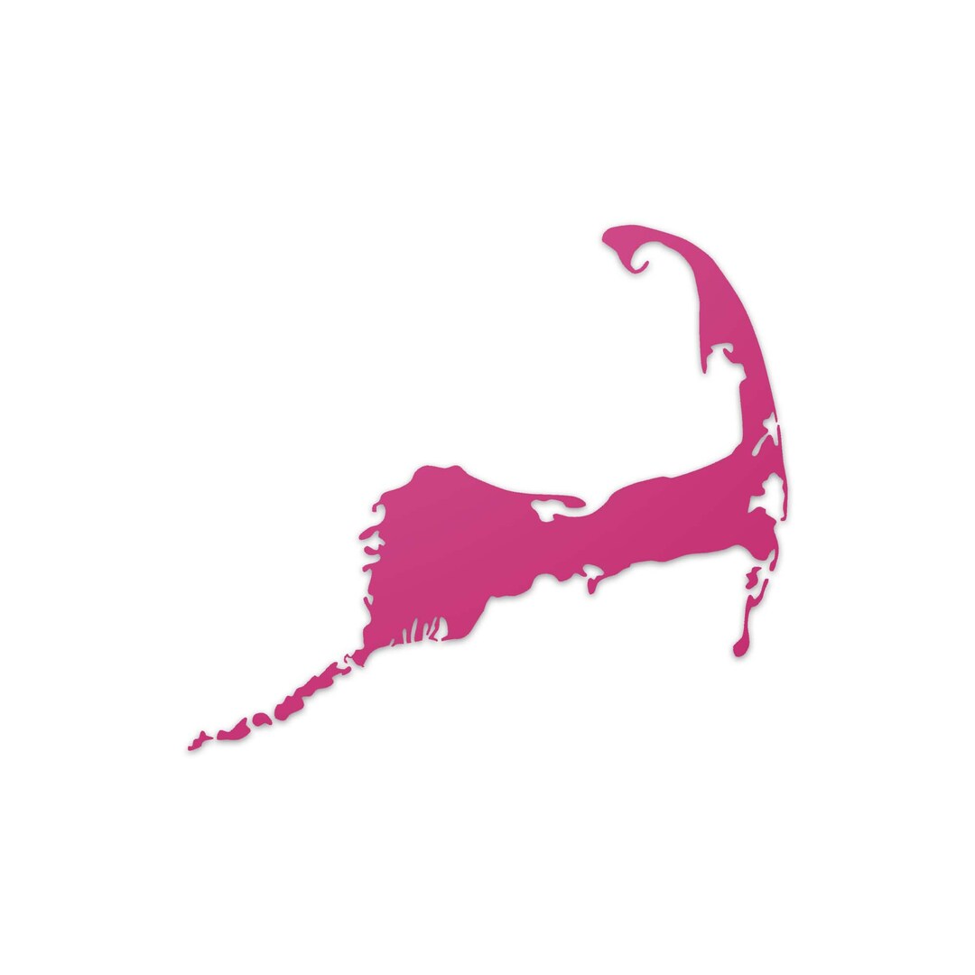 Pink Cape Cod Waterproof Vinyl Sticker Detailed Outdoor Decal for Your ...