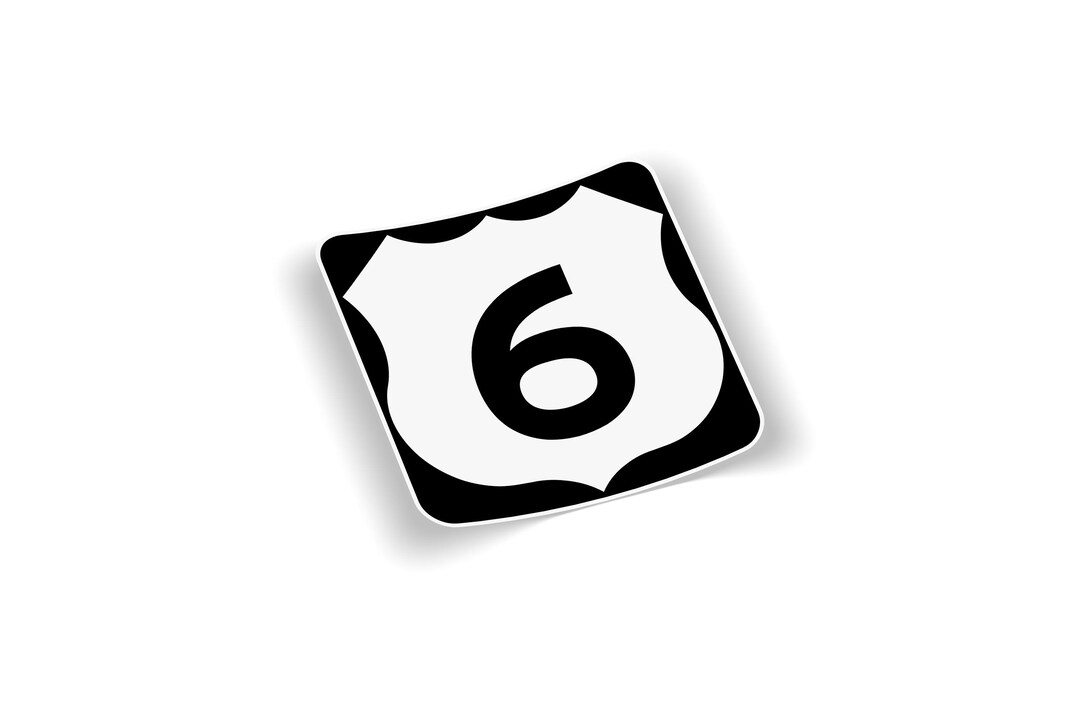 US Route 6 Cape Cod Shield Vinyl Sticker • Weather-resistant Highway ...