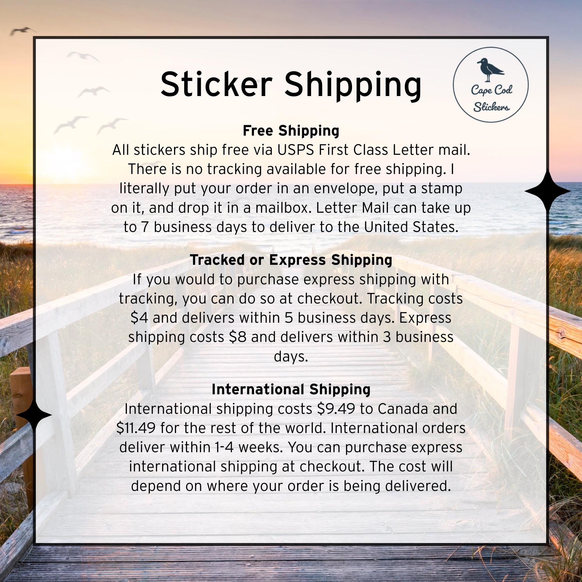 Entering Amity Island Sticker | Jaws Movie Town Sign | Waterproof Vinyl ...