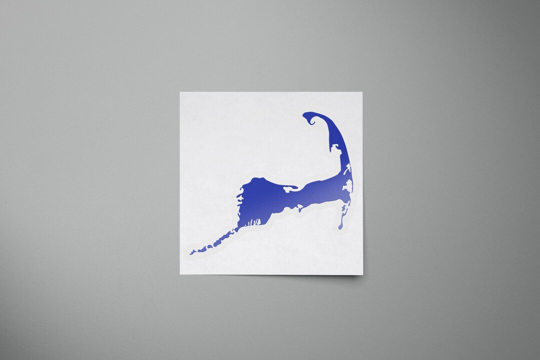 Cape Cod Sticker - Detailed Outdoor Vinyl Decal in a Range of Colors ...