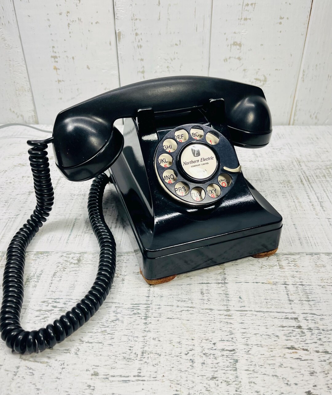 Vintage 1930's Northern Electric 302 Rotary Phone - Metal Case - Etsy