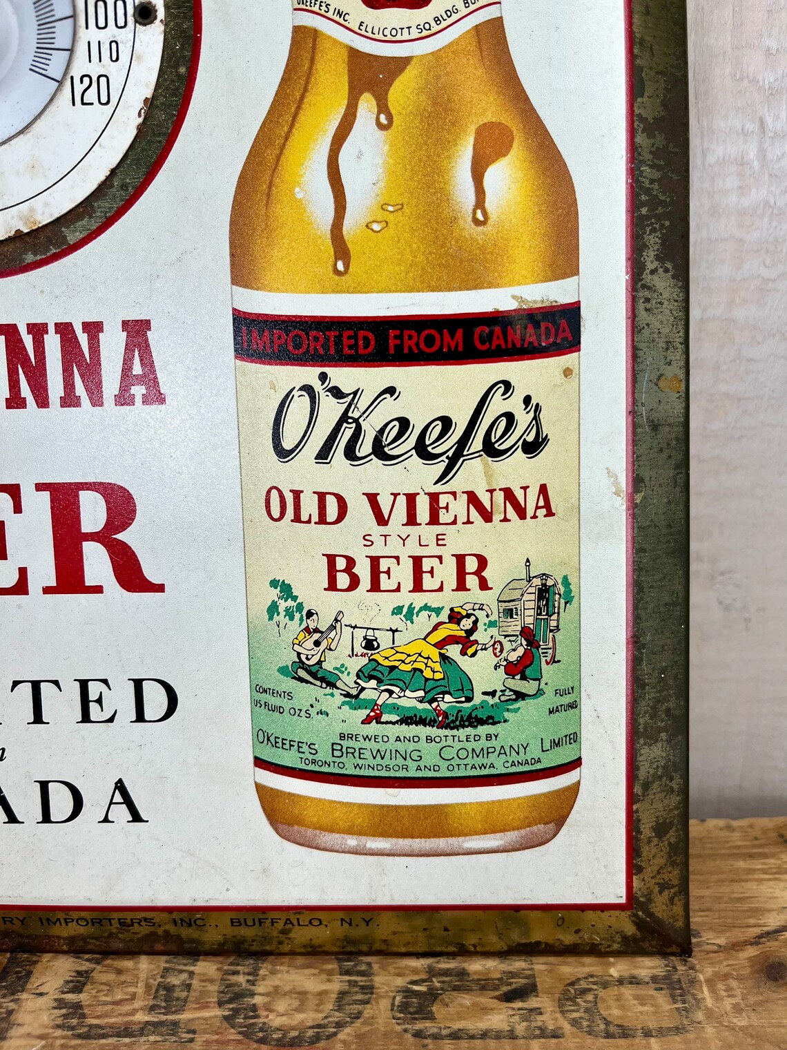 Vintage O'keefe's Old Vienna Beer Imported From Canada Advertisement ...