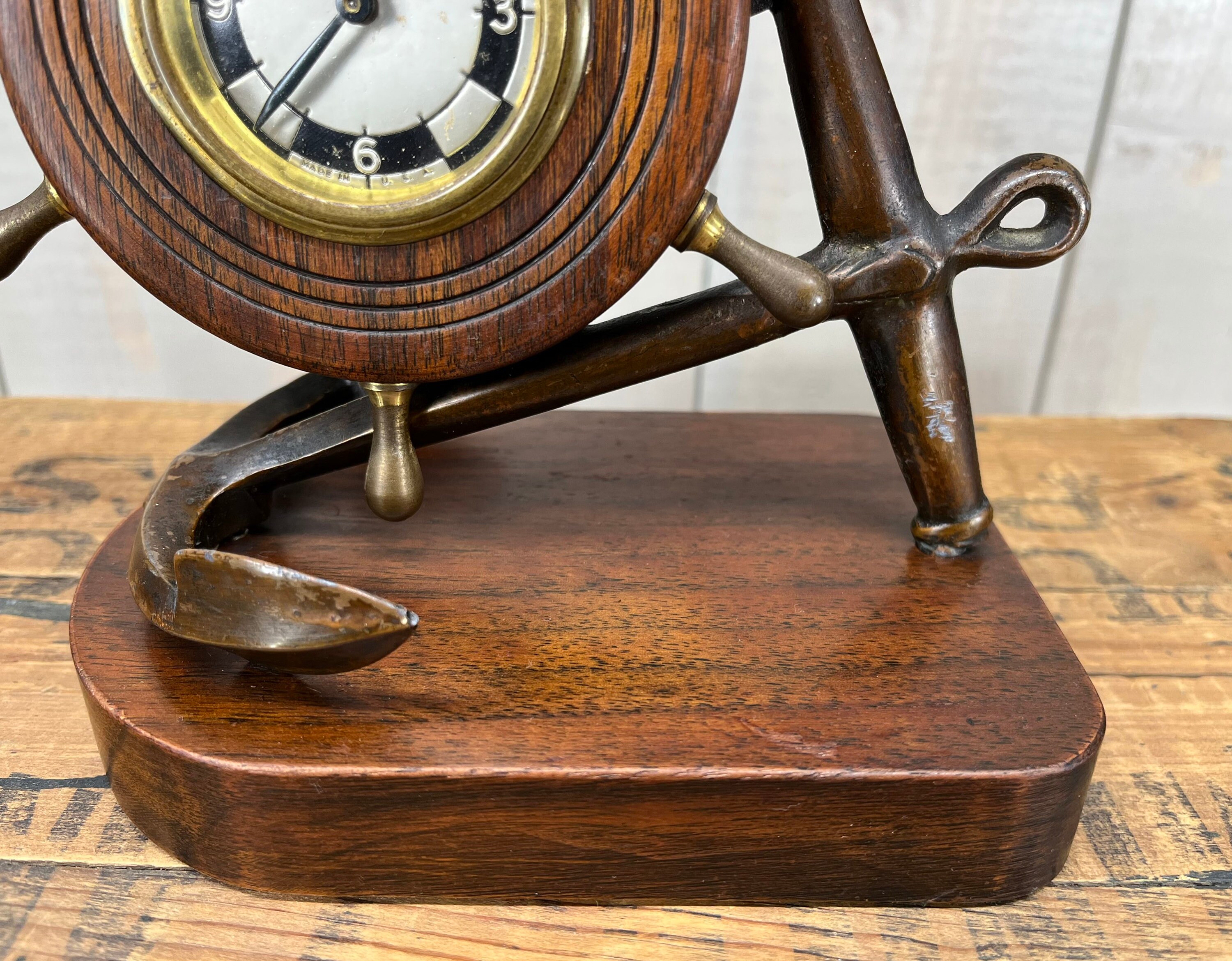 Antique New Haven Nautical Desk Clock - Etsy