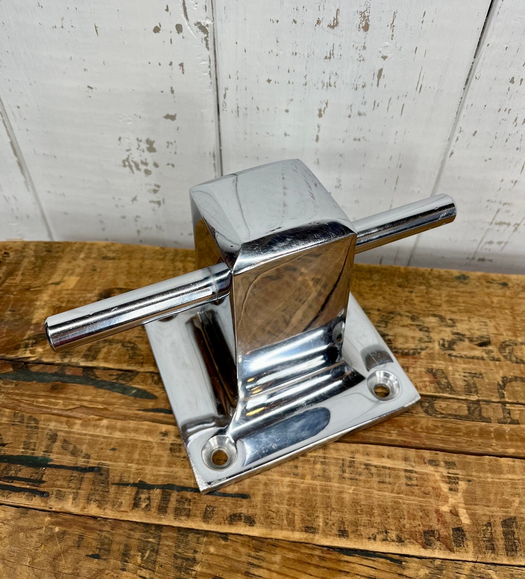 Vintage Chrome Brass Mooring Post / Bollard Boat Cleat - Etsy