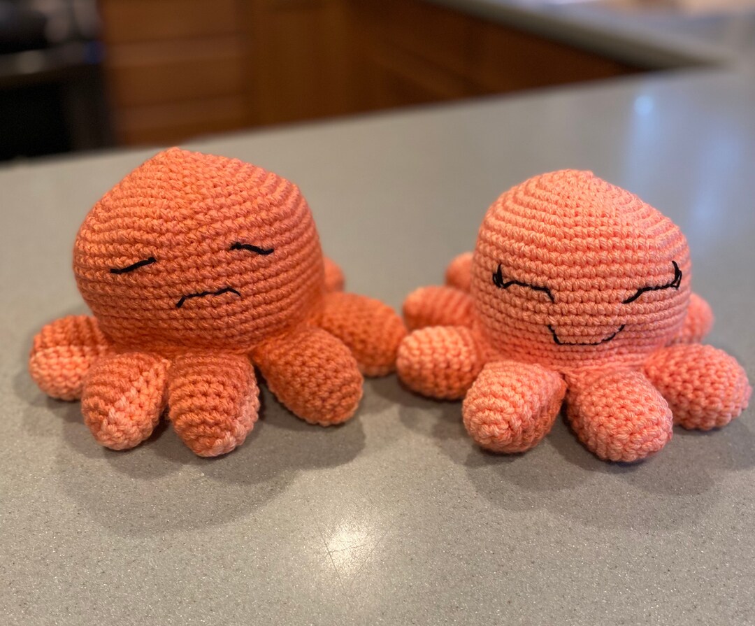 Crocheted Reversible Octopus - Etsy