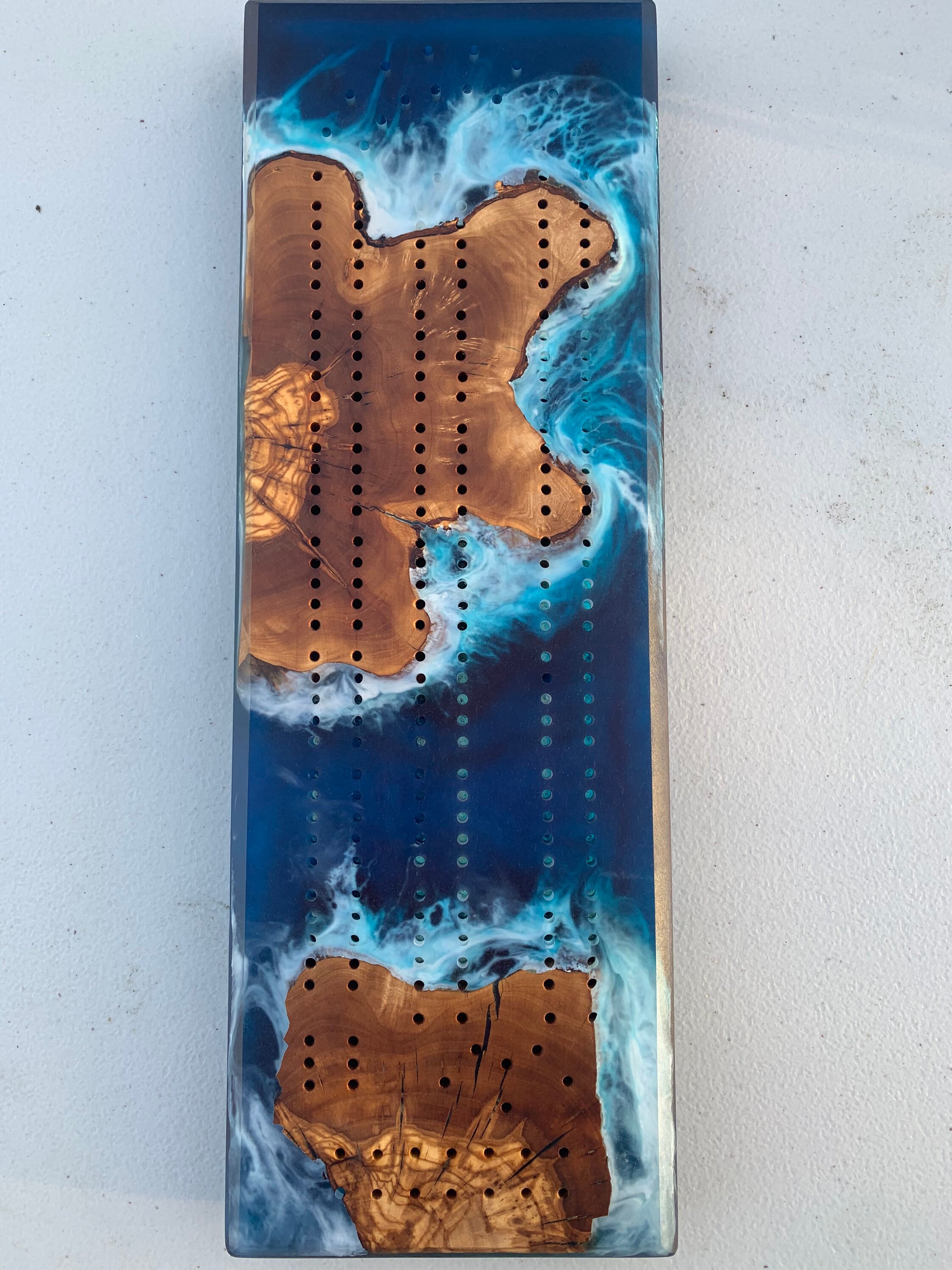 Custom Ocean Cribbage Board - Etsy
