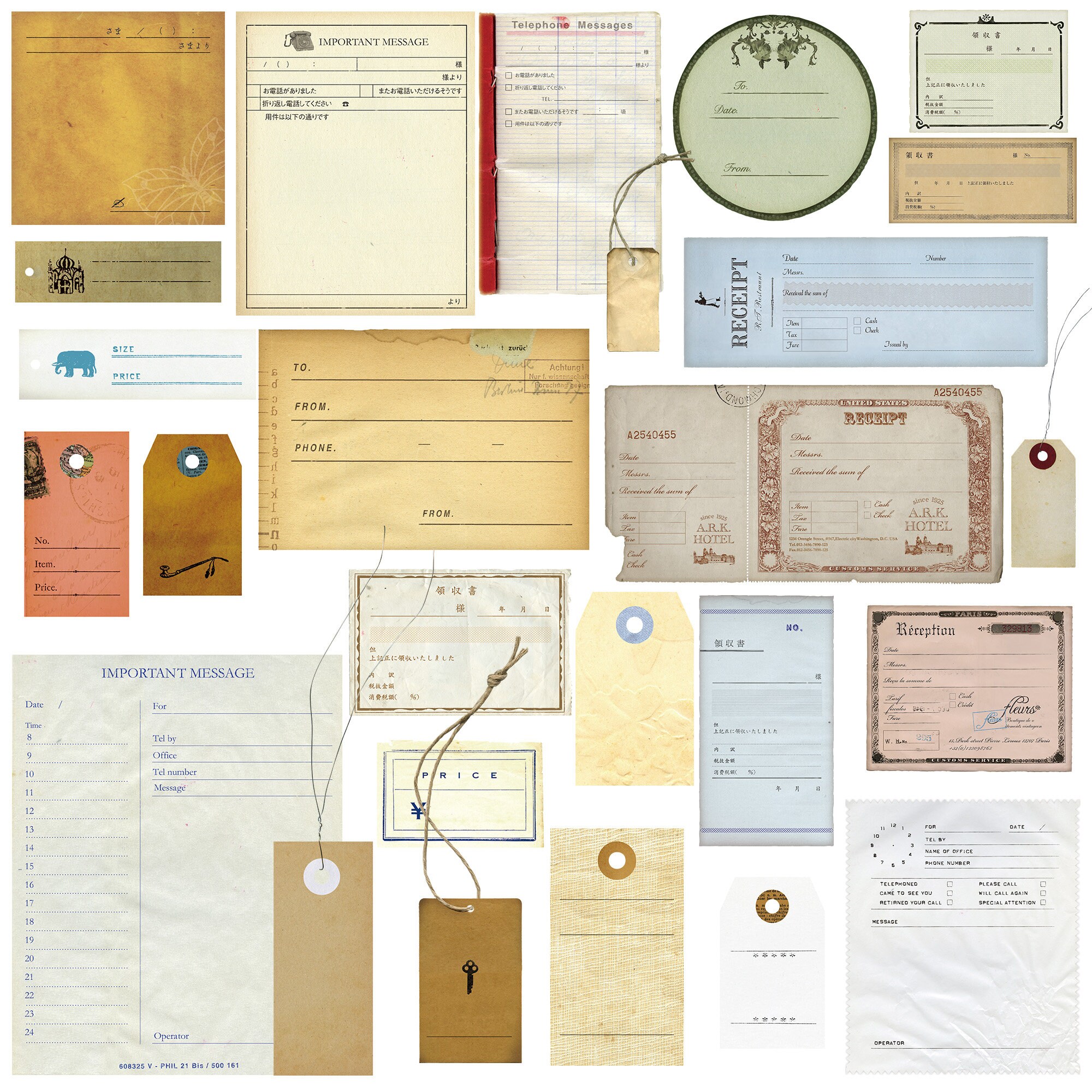 Vintage Labels, Digital Vintage Labels, Digital Labels and Stickers ...