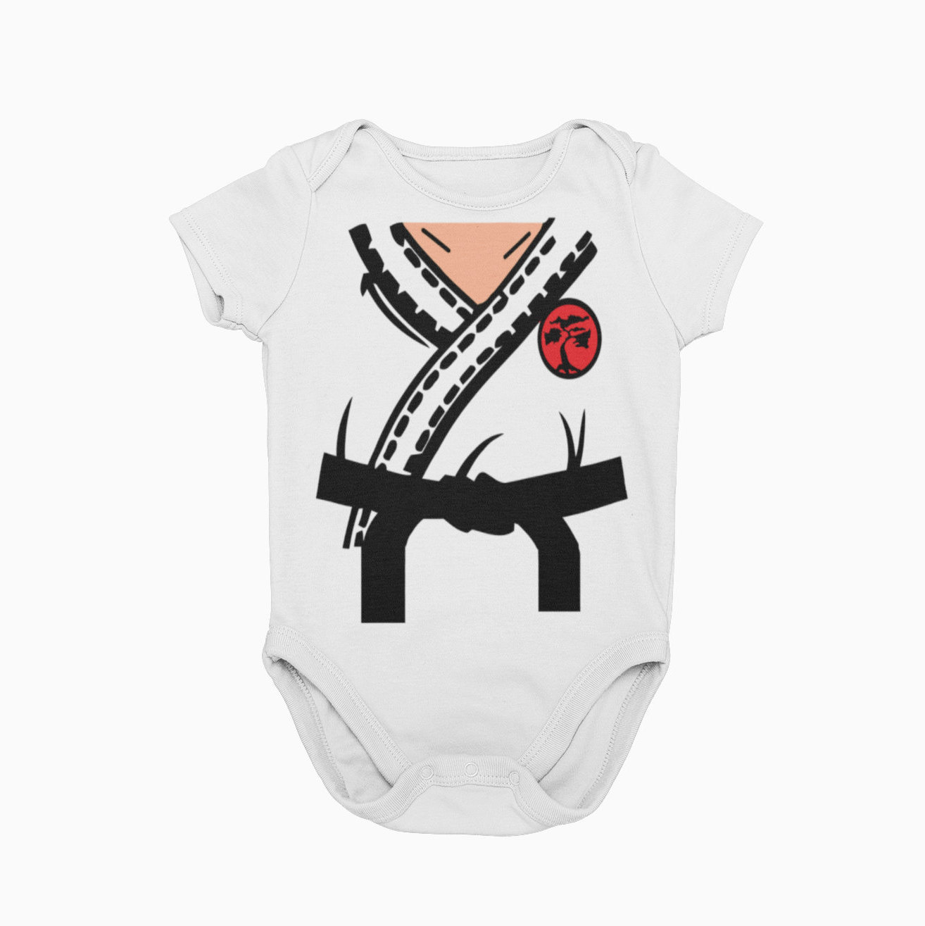 Baby Karate Hero Halloween Costume Bodysuit | Baby 80s Movie Karate ...