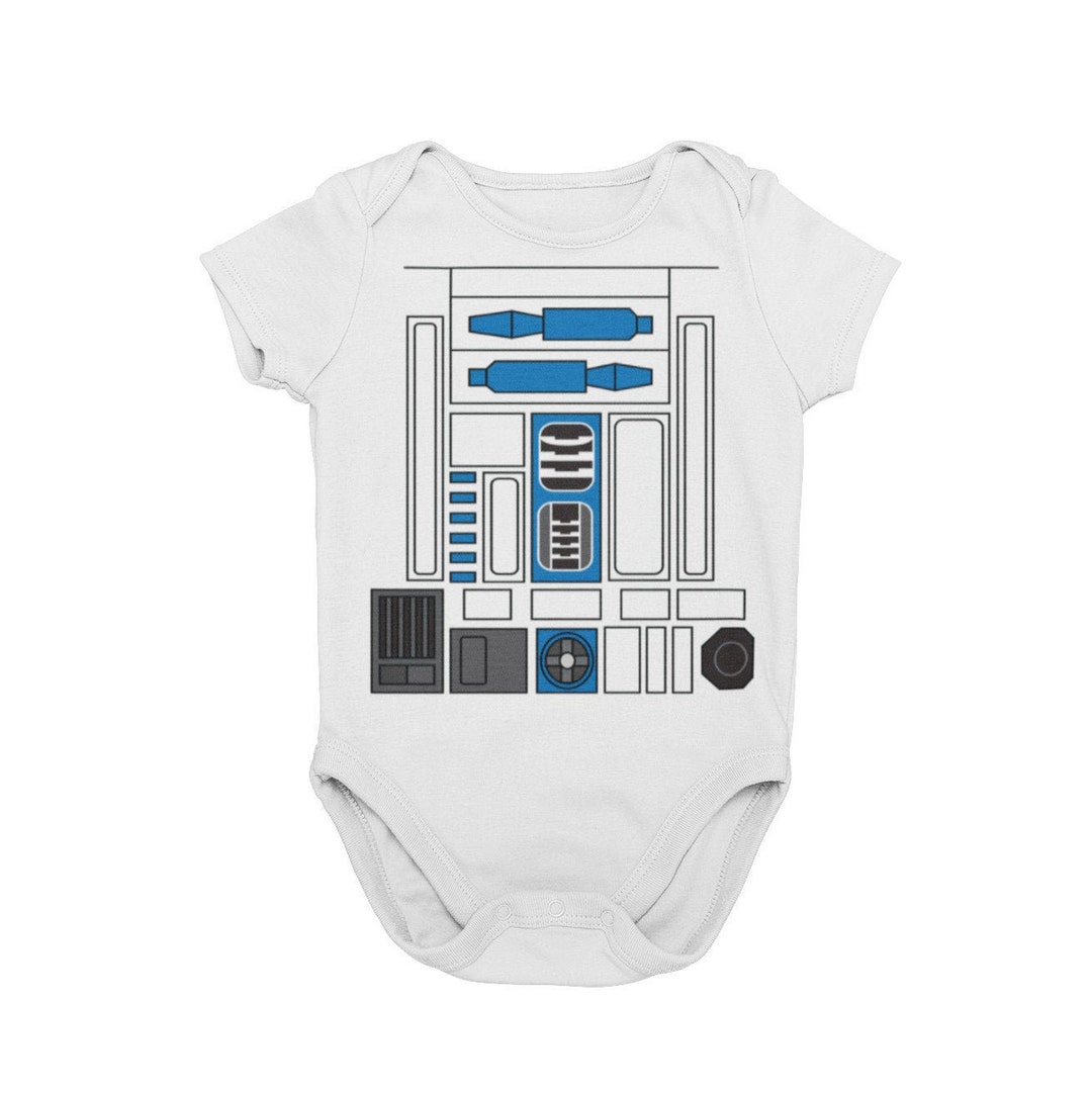 Baby R2 Droid Halloween Costume Bodysuit | Baby Hero D2 Cosplay ...