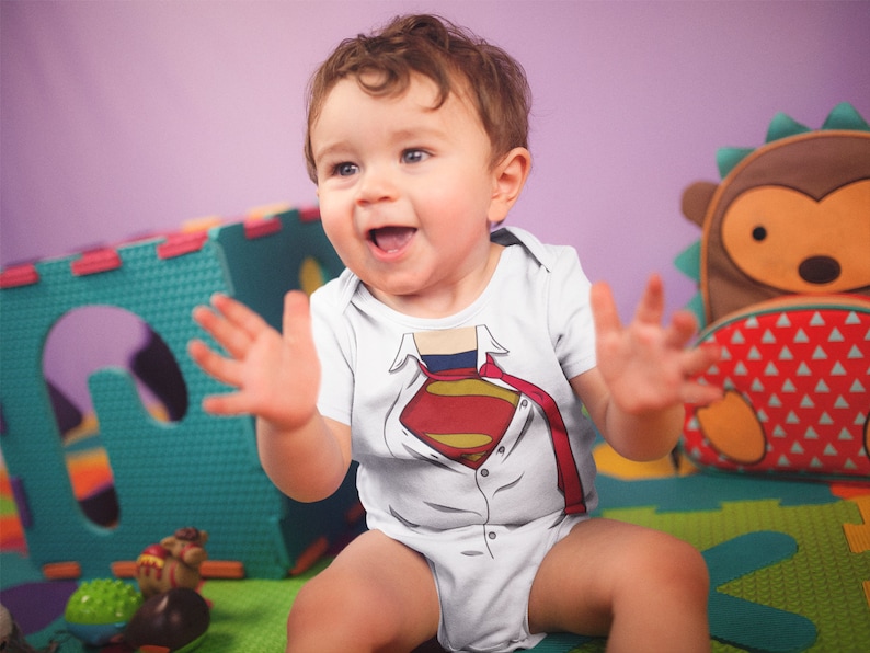 Baby Clark News Reporter Halloween Costume Bodysuit Super - Etsy