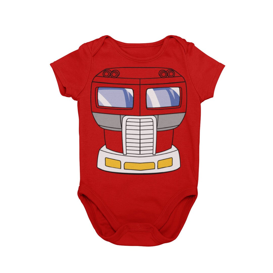 Baby Prime Robot Halloween Costume Bodysuit | Baby 80’s Cartoon ...