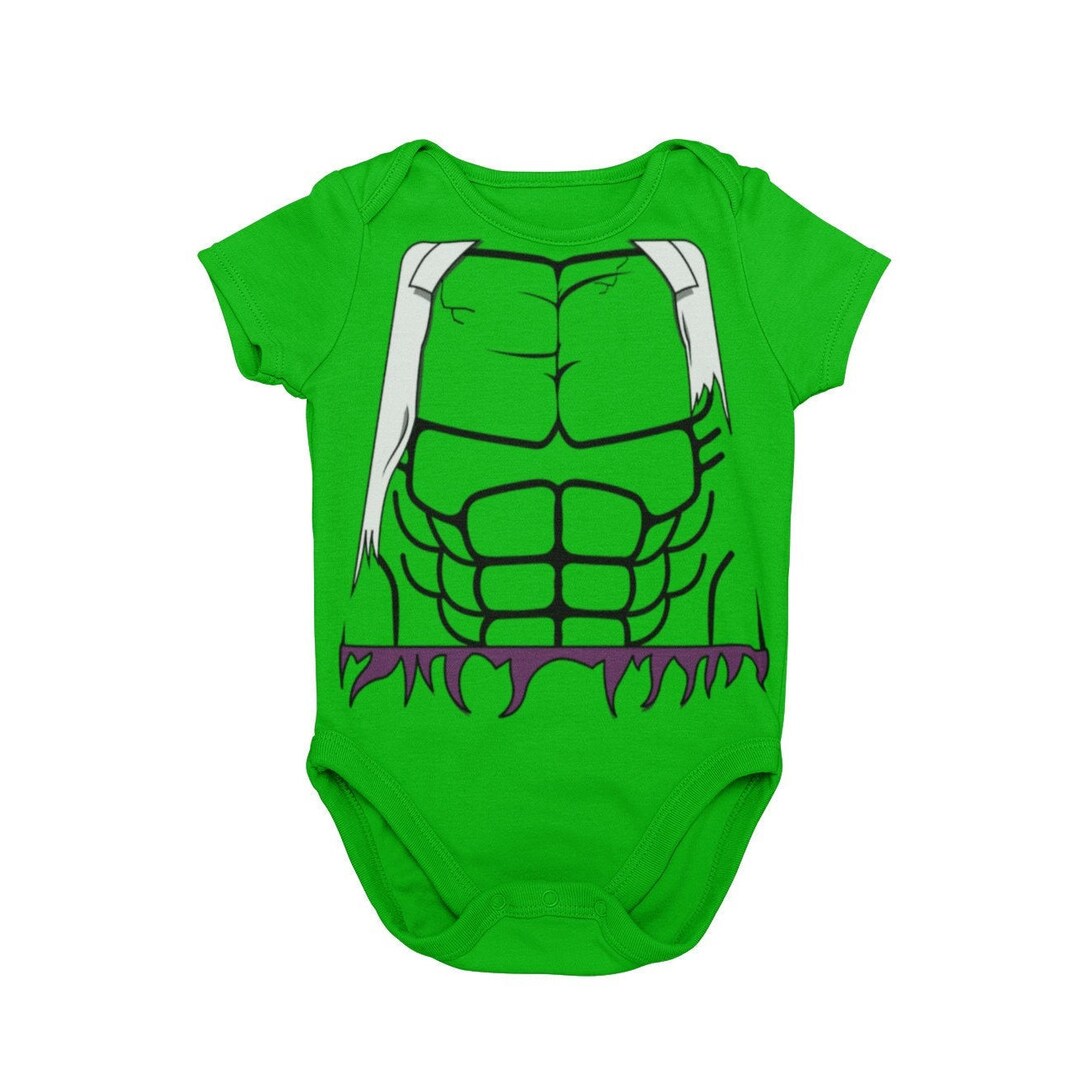 Baby Gamma Superhero Halloween Costume Bodysuit | Baby Avenging Hero ...