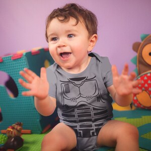 Baby Robotic Cop Halloween Costume Bodysuit | Baby Robot Hero Cosplay ...