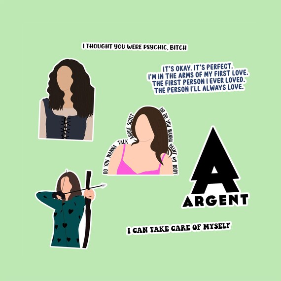 Allison A. Inspired Sticker Pack 7 Piece Premium - Etsy