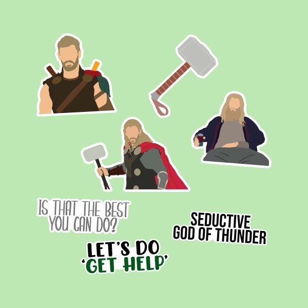 Thor Stickers - Etsy