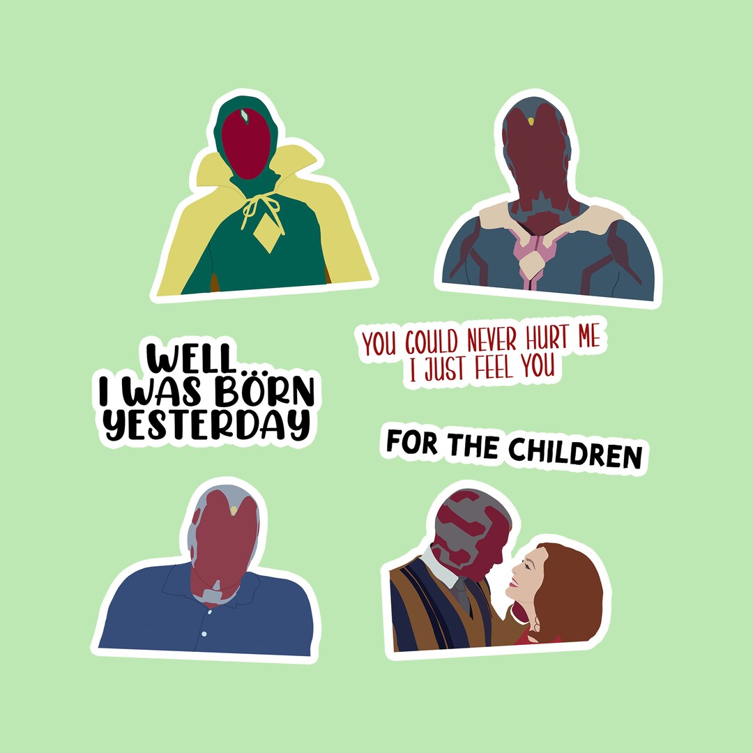 Vision Inspired Sticker Pack - 7 Piece - Premium Waterproof Paper ...