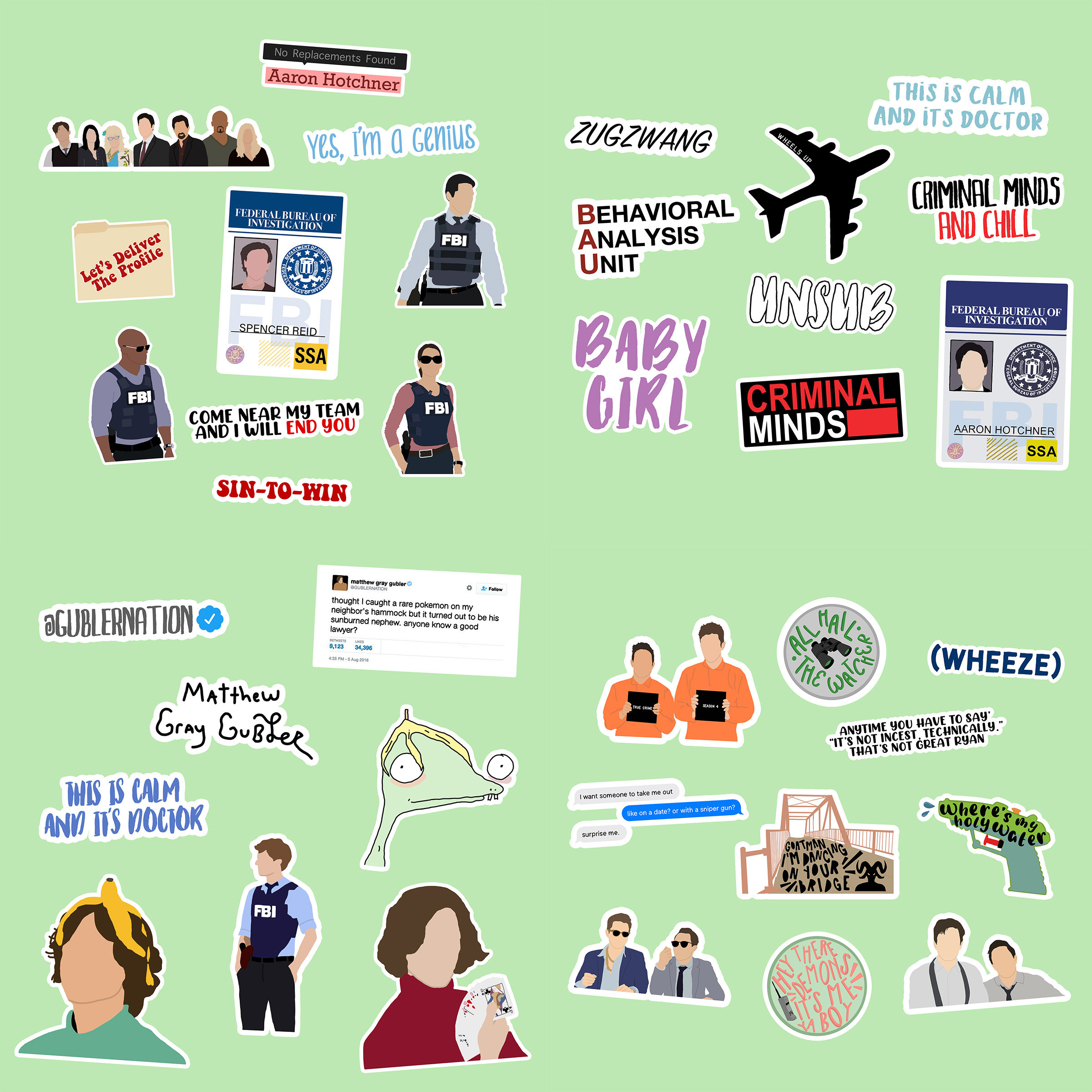Custom Sticker Pack - 10 Piece - Premium Waterproof Paper - Matte - Etsy
