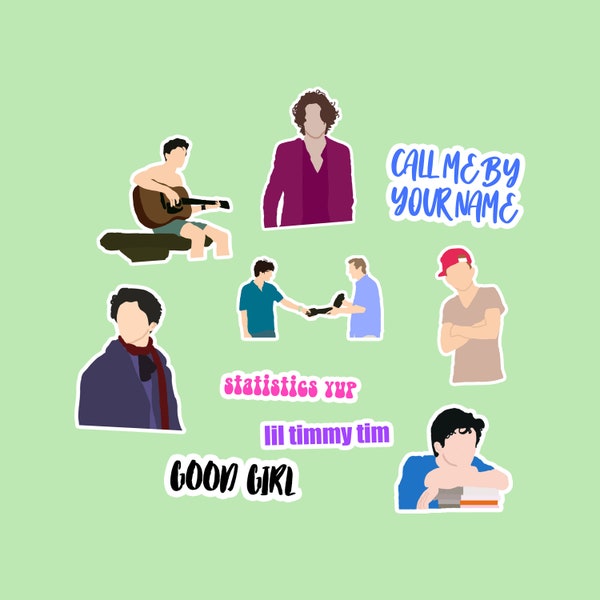 Timothee Chalamet Sticker - Etsy