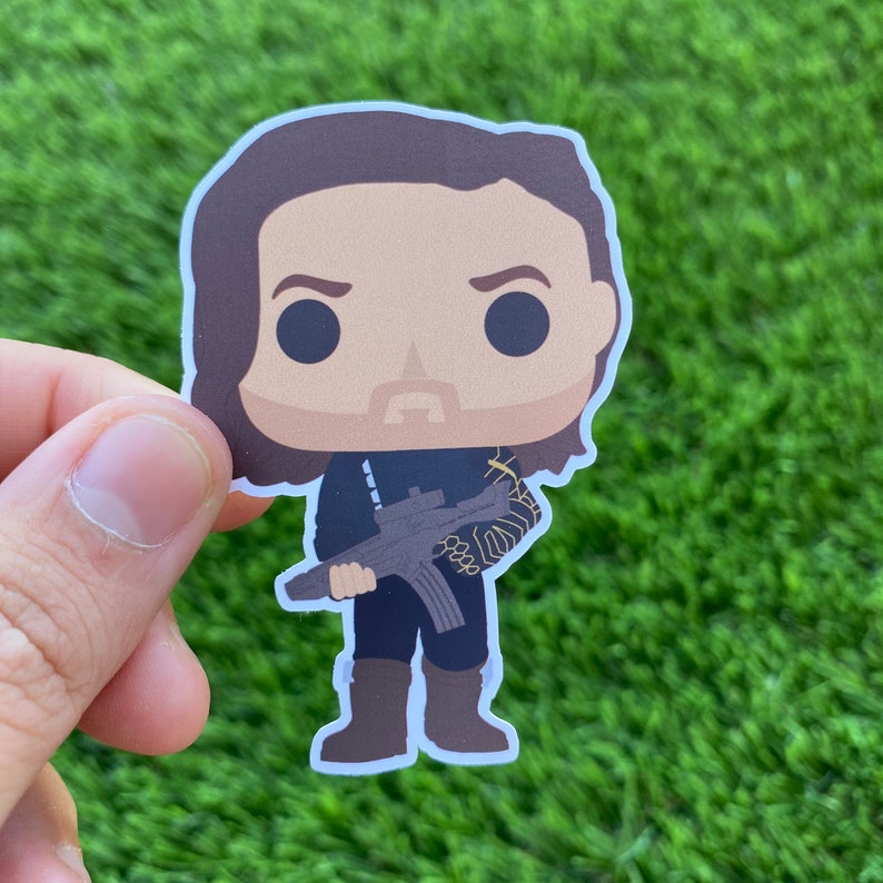 Winter Soldier/bucky Barnes Pt2 Inspired Sticker Pack 7 - Etsy