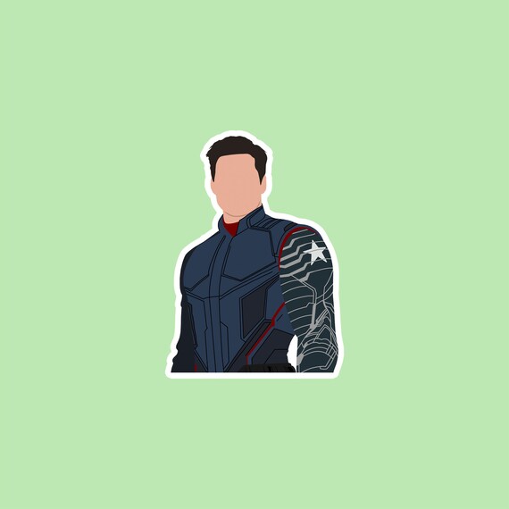 Bucky Barnes Inspired Sticker 2.3 X 3.2 | Etsy