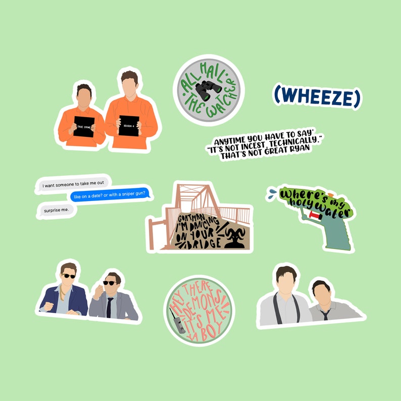 Unsolved Inspired Sticker Pack 10 Piece Premium Waterproof | Etsy