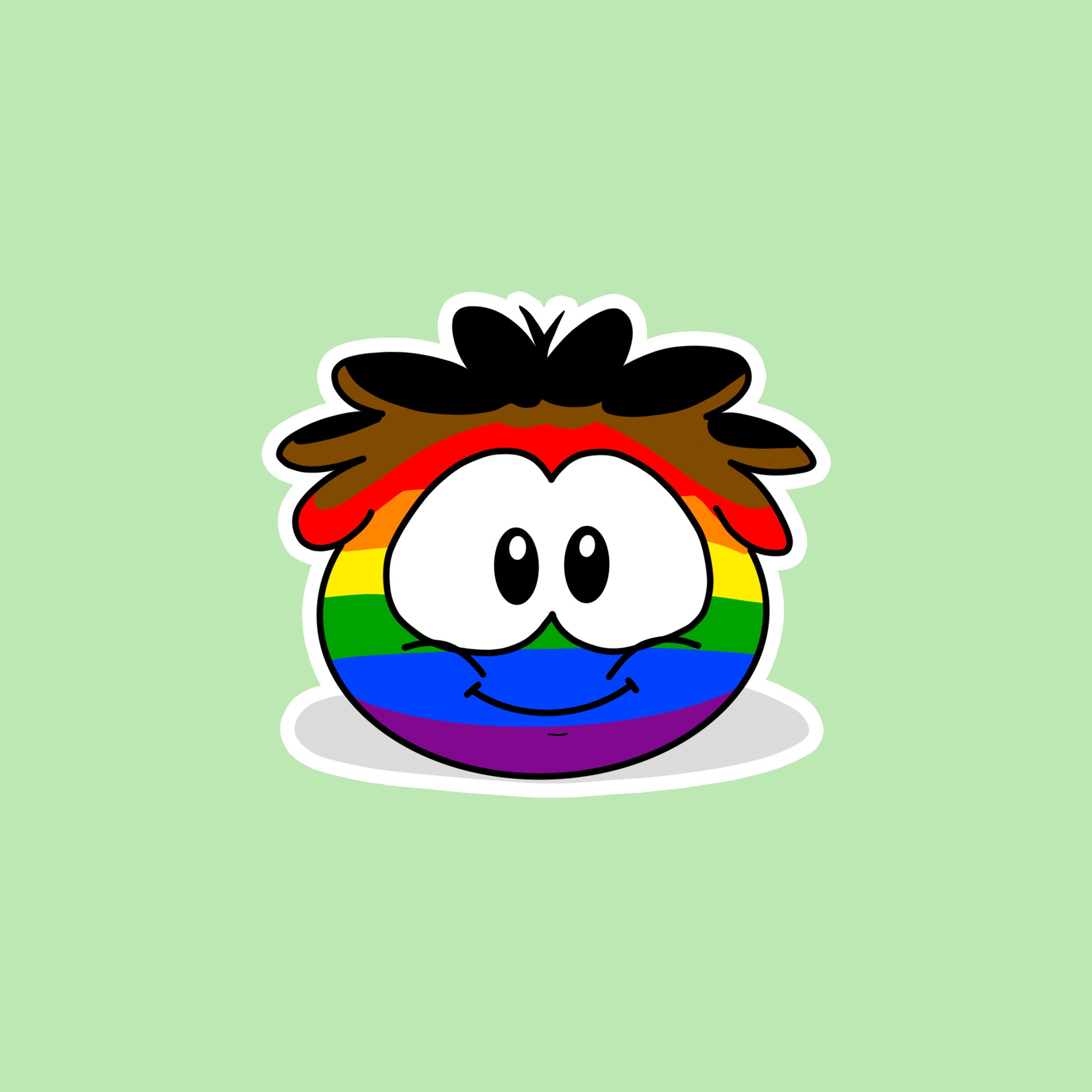 Club Penguin Puffles Rainbow