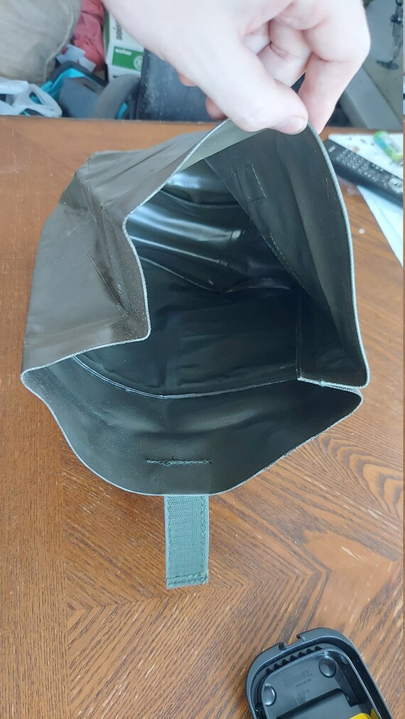 Rubber/Polycanvas Canadian Gas Mask Bag - Gem