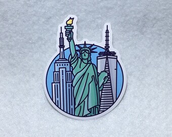 Travel Stickers New York - Etsy