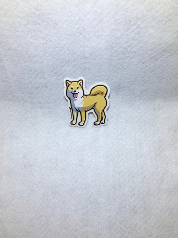 Shiba Inu Sticker Shiba Inu Decal Shiba Inu Laptop Sticker | Etsy