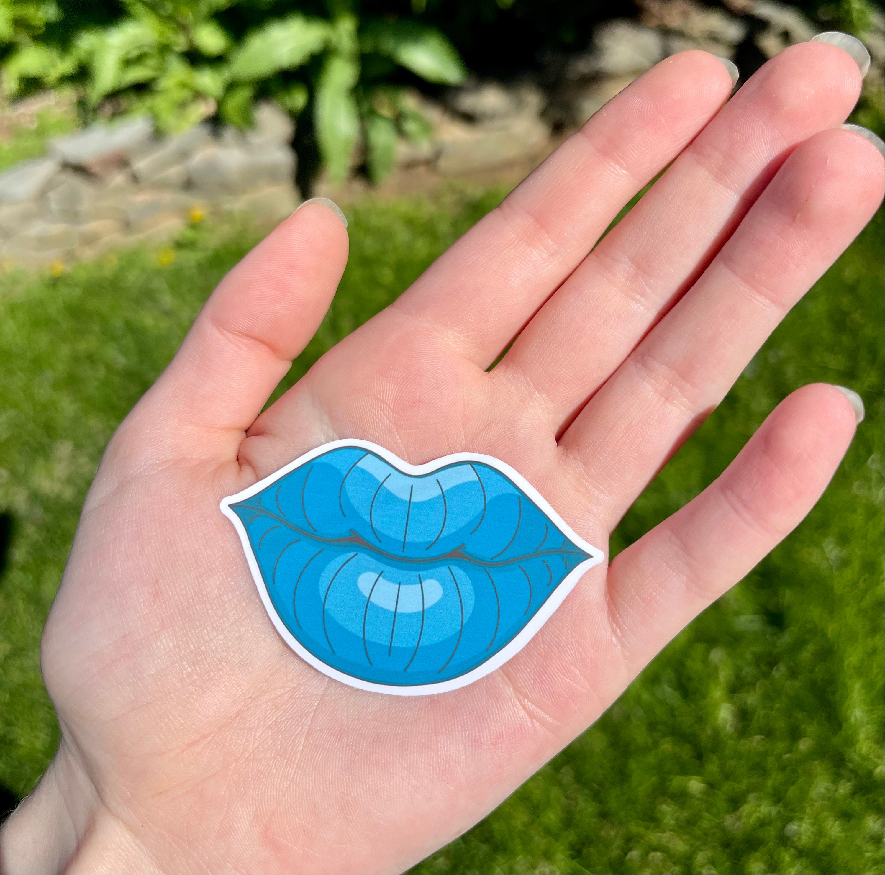 Pop Art Lip Sticker - Etsy