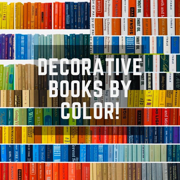 Books by Color - Etsy