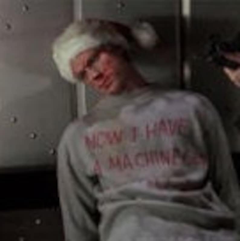 Die Hard 1988 Now I Have A Machine Gun Ho Ho Ho Badge | Etsy