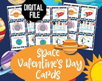 Printable Valentines Out of This World Valentine Card Outer - Etsy