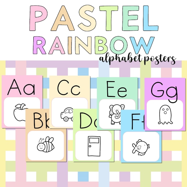 Pastel Poster - Etsy