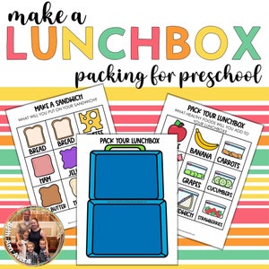 How to Pack a Lunchbox for Preschoolers, Life Skills Printable for Pre ...
