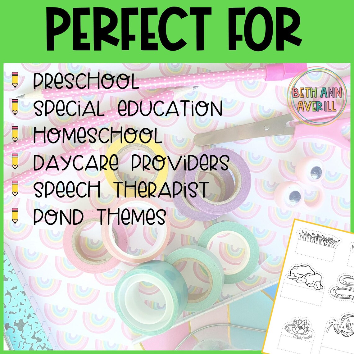 Pond Habitat Diorama Printable Craft Activity Swamp Theme Diorama ...