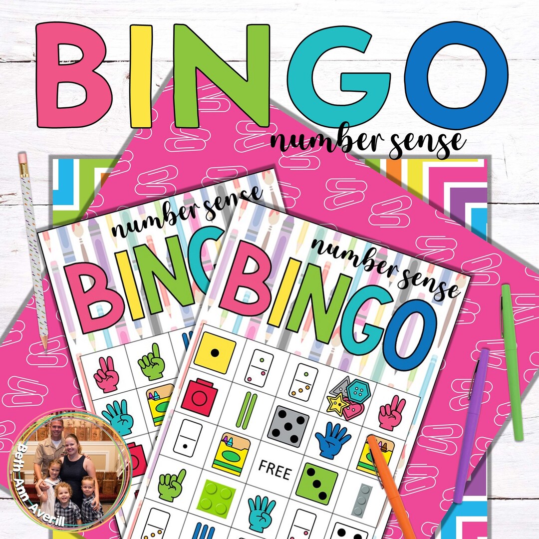 Number Sense Bingo (including Numbers 1-5) - Etsy