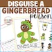 Disguise a Gingerbread Man Craft Activity for Christmas Bulletin Board ...