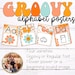 Groovy Boho Classroom Decor Homeschool Decor Groovy Retro Alphabet ...