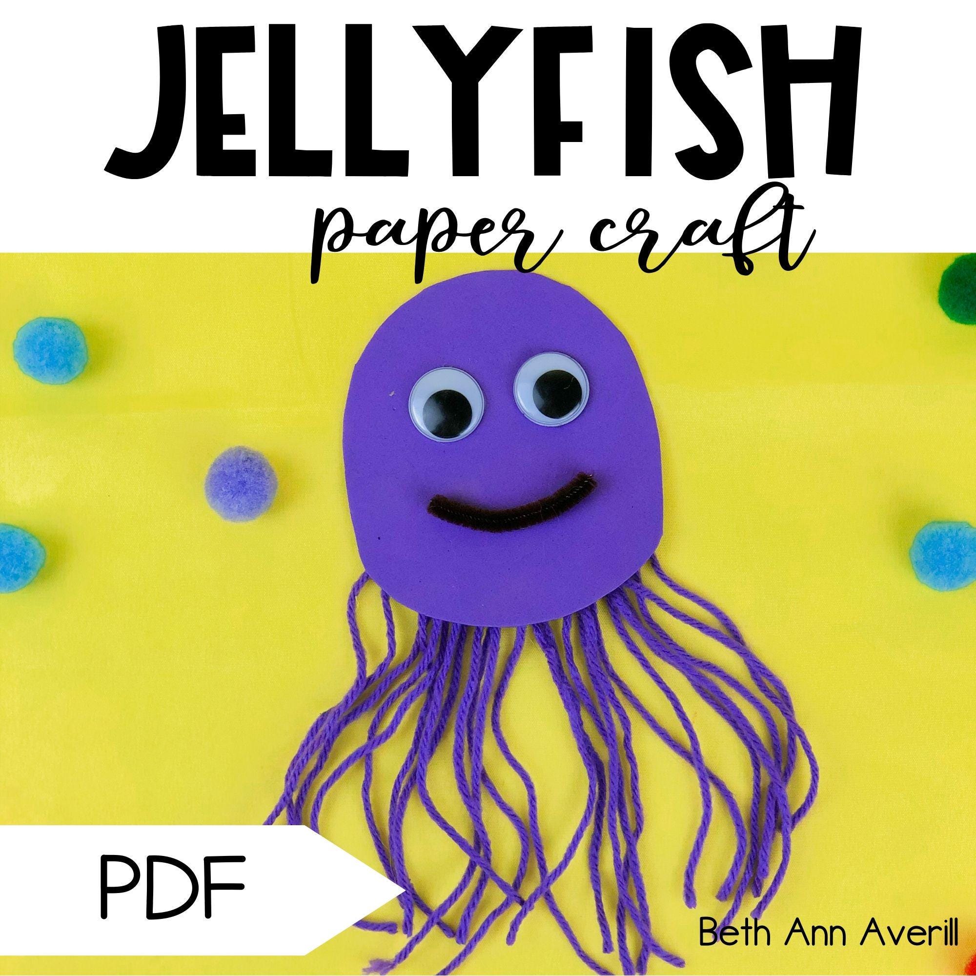Jellyfish Craft for Preschoolers Ocean Summer Crafts Activity for ...