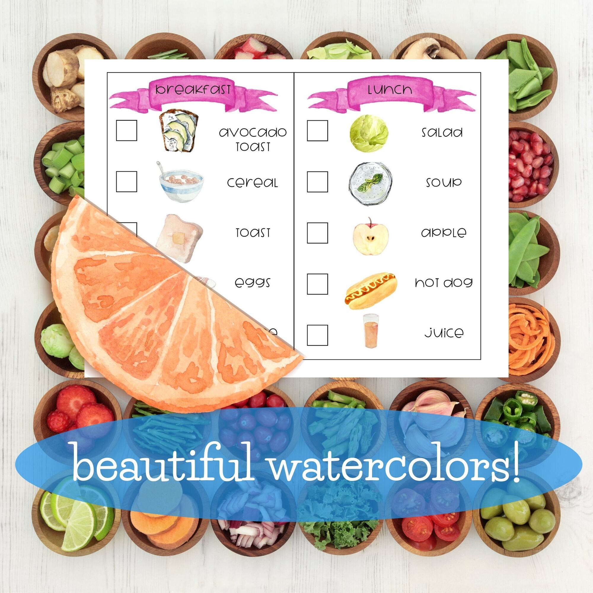 Restaurant Dramatic Play Menu for Dramatic Play for Preschoolers Cafe ...