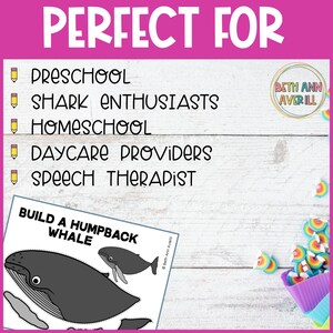 Shark Cut and Paste Craft Scissor Practice Activity Pack With Fun Cut ...