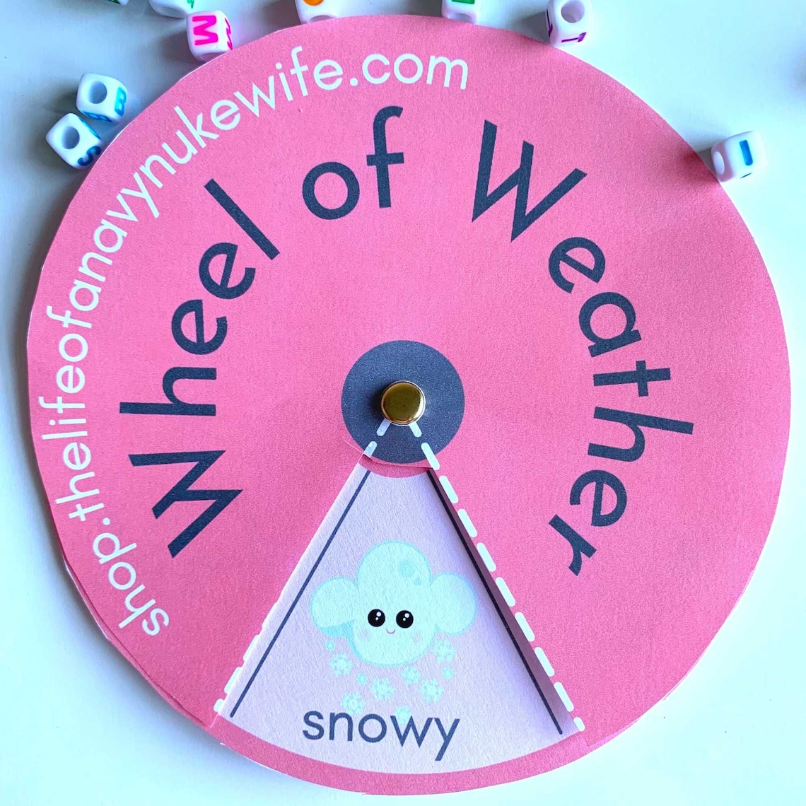Weather Spinner Cards Learning Weather Through Play - Etsy