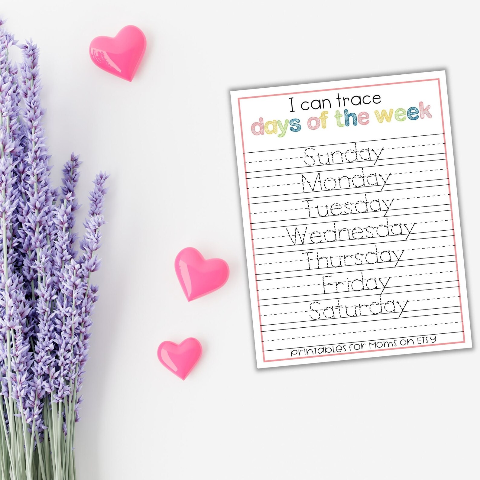 I Can Trace Alphabet, Days of the Week, Months of the Year, Numbers and ...