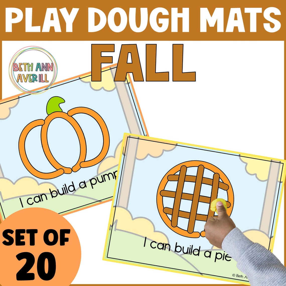 Fall Playdough Mats Activities Homeschool Preschool Kindergarten ...