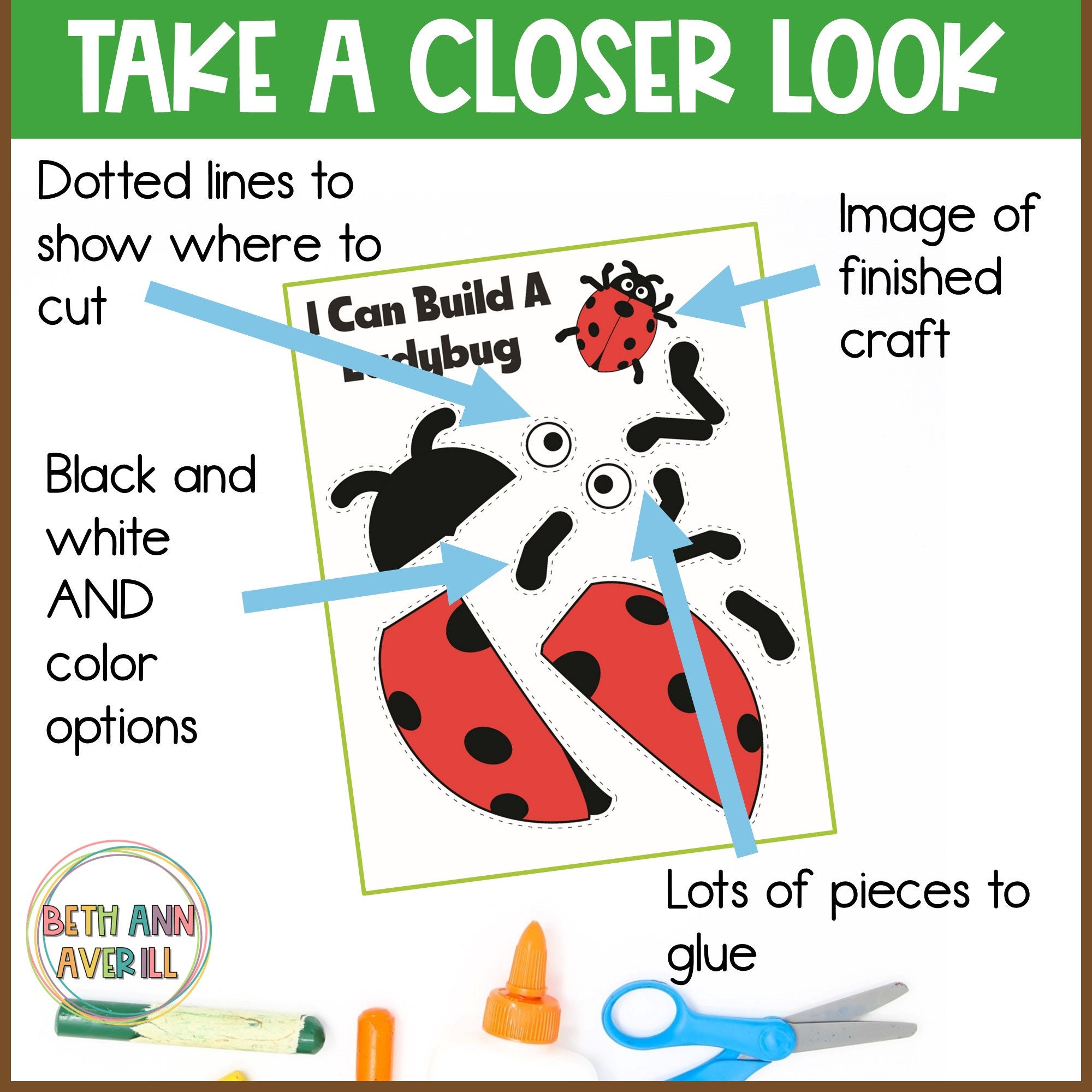 Spring Cut and Paste Spring Cutting Practice Crafts for Preschoolers - Etsy