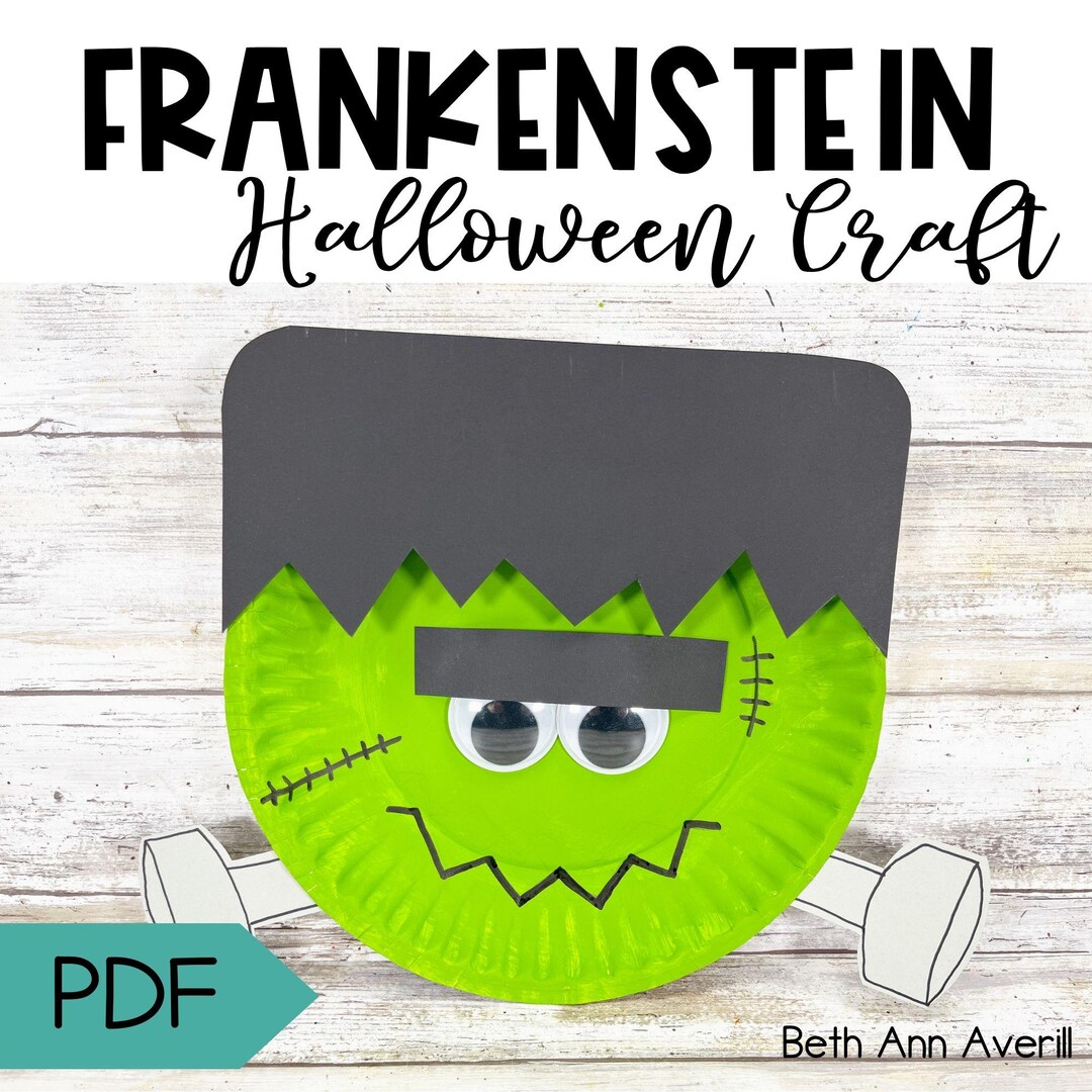 Halloween Frankenstein Craft for Preschoolers Halloween Printable Diy ...