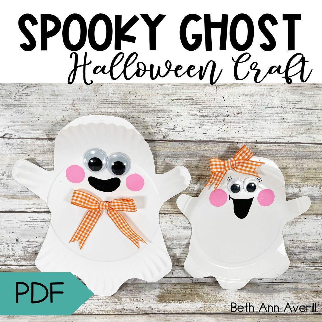 Halloween Ghost Craft for Preschoolers Halloween Printable Diy Craft ...