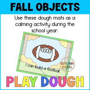 Fall Playdough Mats Activities Homeschool Preschool Kindergarten ...