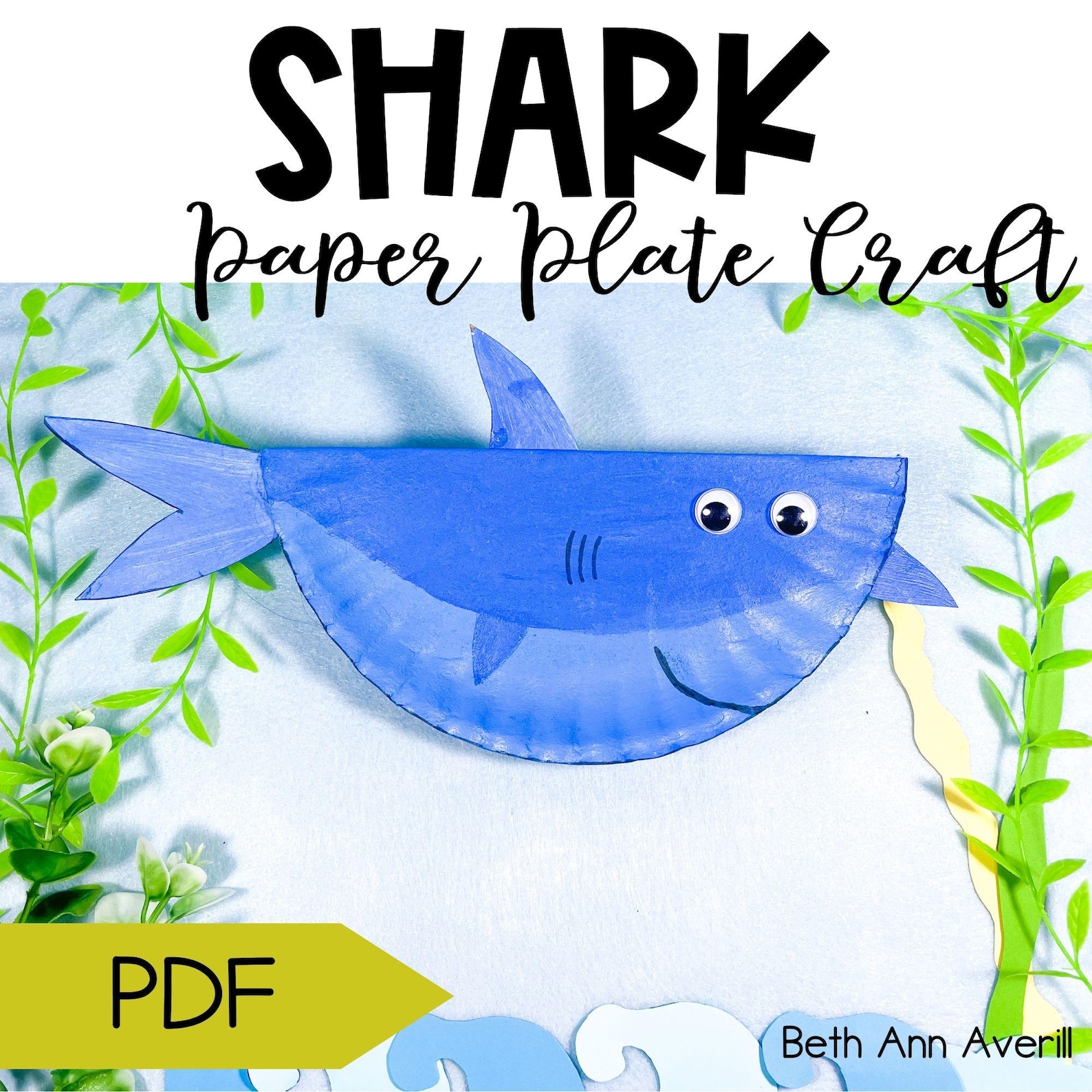 Shark Craft for Preschoolers Ocean Summer Crafts Activity for Summer ...